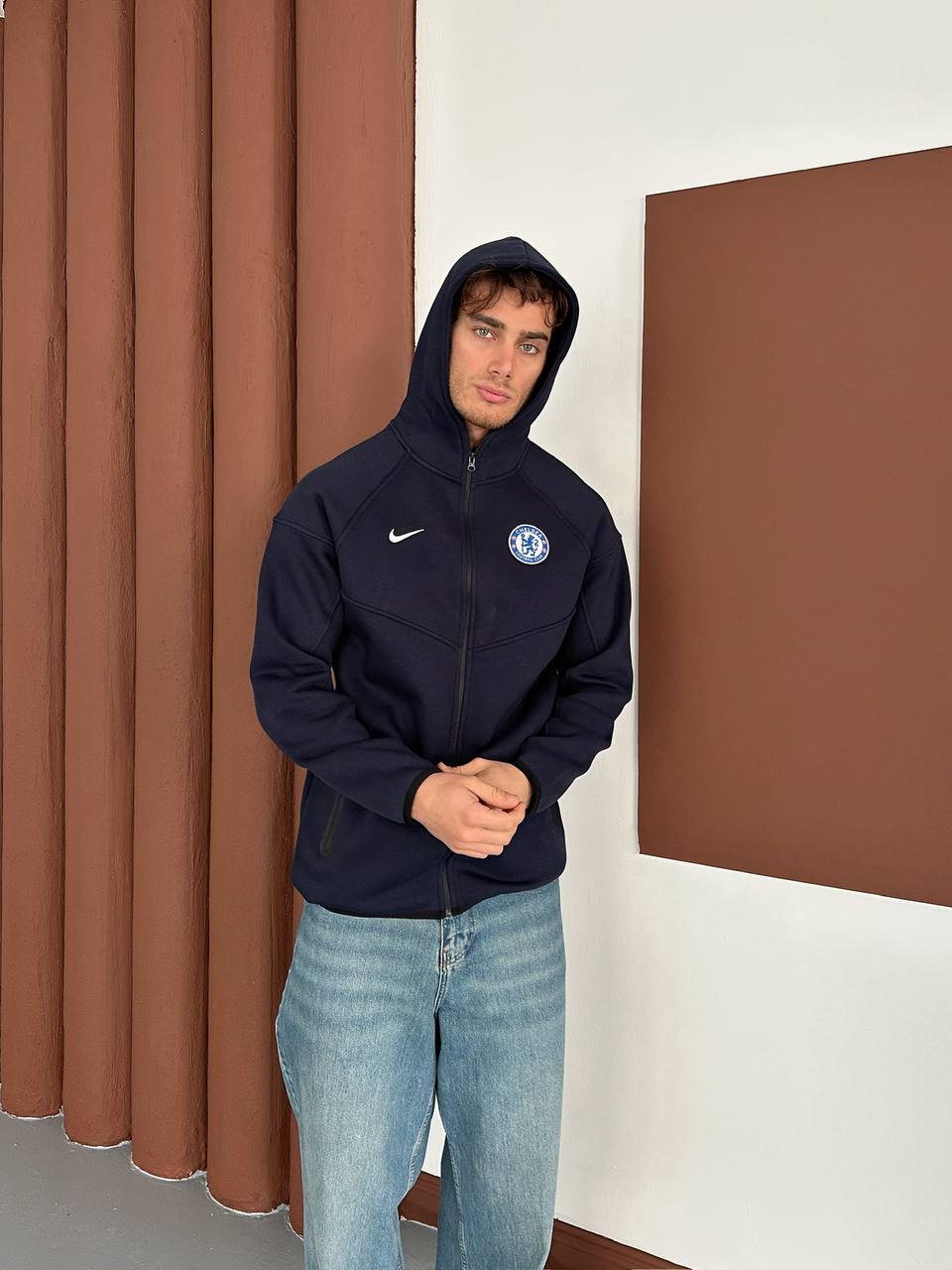 Chelsea FC Tech Hoodie – Modern Full-Zip Sweatshirt | Withinblack
